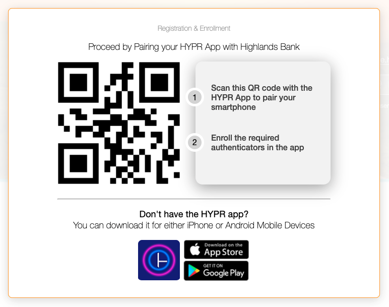 Register Smartphone via Web