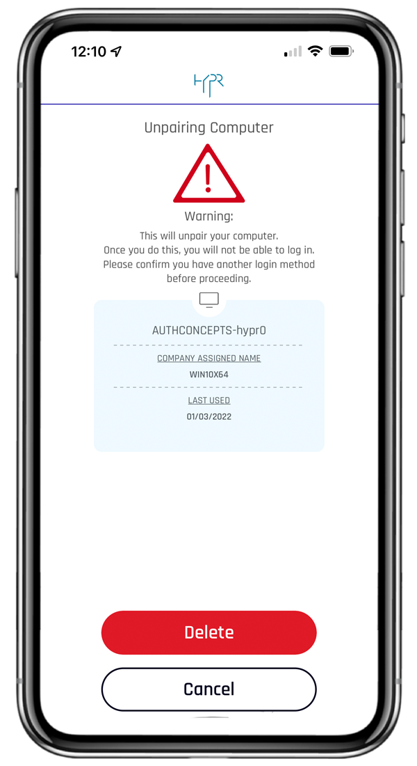 Manage Paired Devices