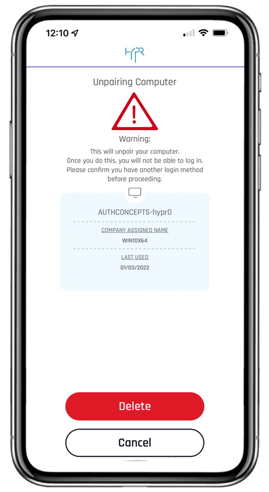 Manage Paired Devices